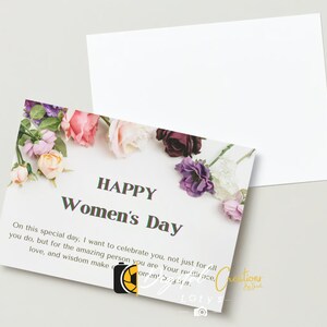 Express Your Love With a Personalized Women's Day Card - Colorful ...