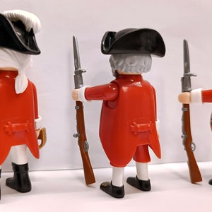 3x Playmobil Custom British Soldiers Redcoat #1 - RAR TOP - Etsy