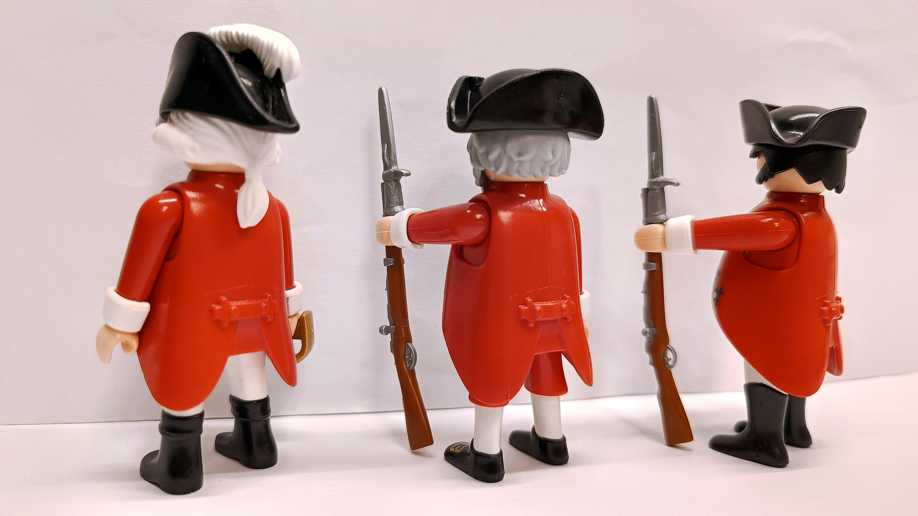 3x Playmobil Custom British Soldiers Redcoat #1 - RAR TOP - Etsy