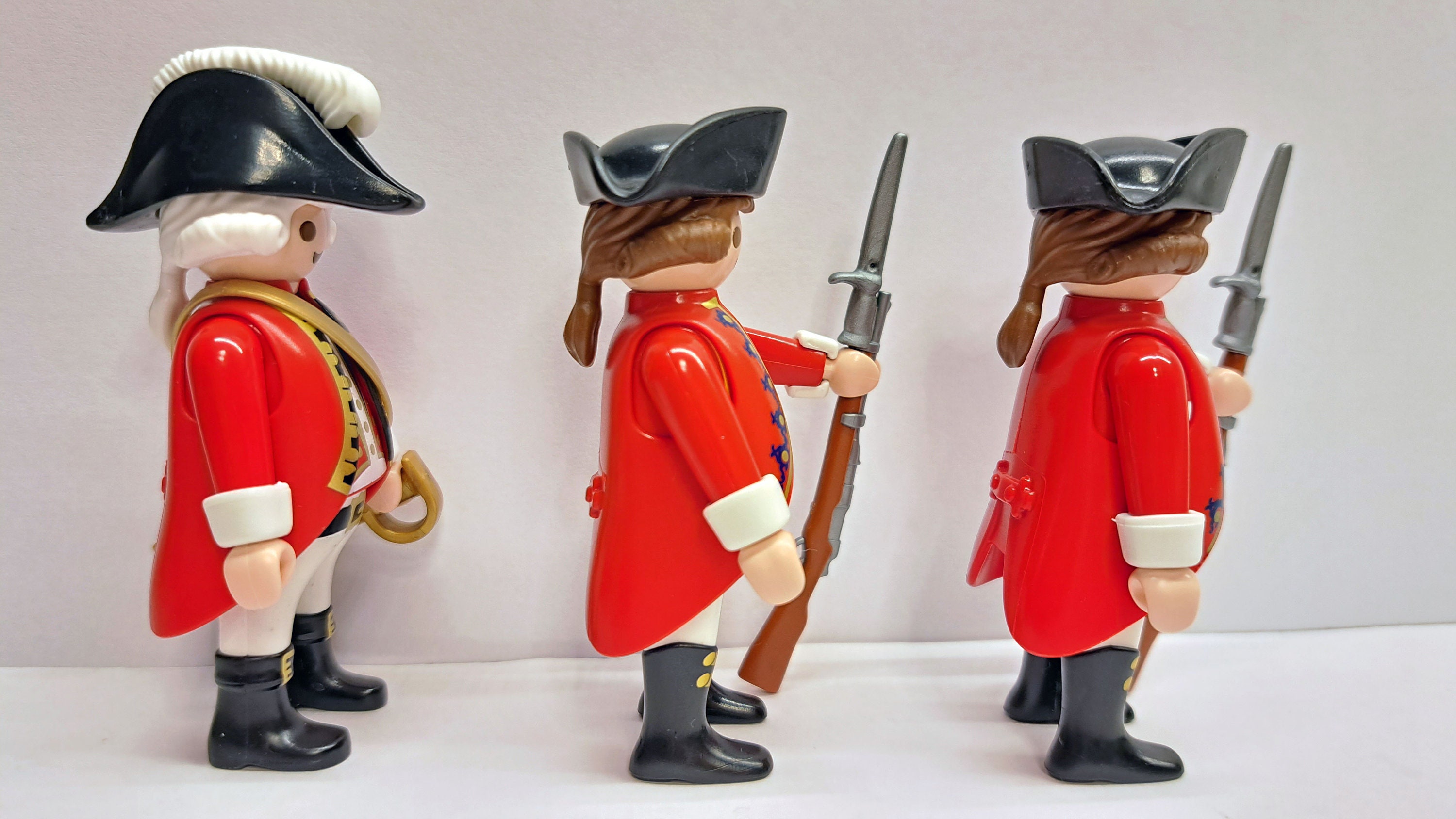 3x Playmobil Custom British Soldiers Redcoat RAR TOP - Etsy
