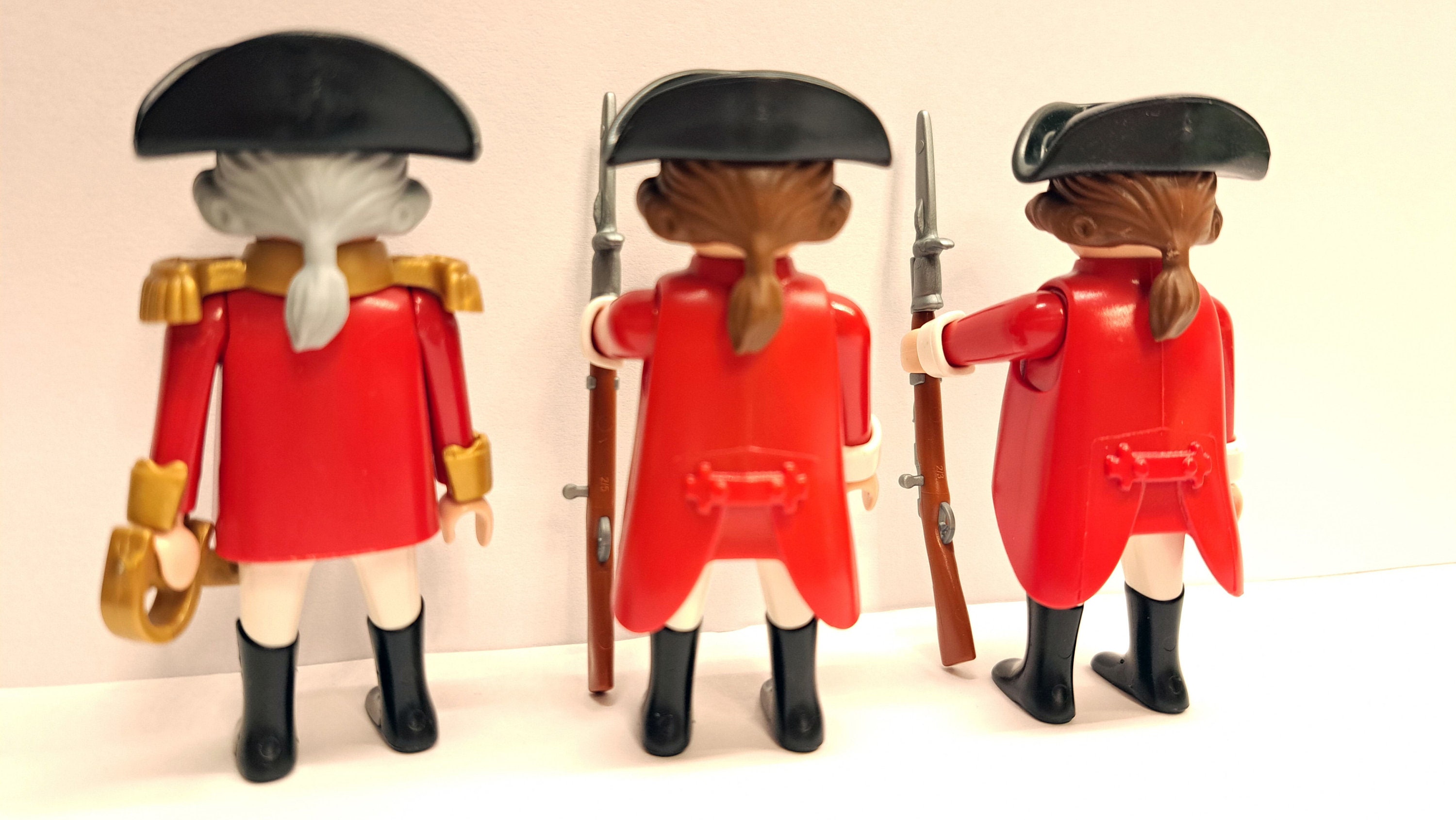 3x Playmobil Custom British Soldiers Redcoat RAR TOP 2 - Etsy