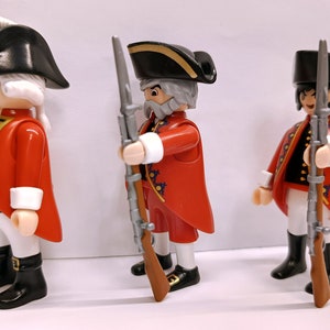 3x Playmobil Custom British Soldiers Redcoat #1 - RAR TOP - Etsy