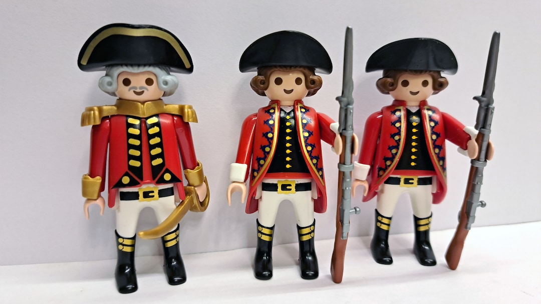 3x Playmobil Custom British Soldiers Redcoat RAR TOP 2 - Etsy