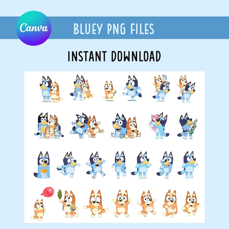 Bluey Clipart Muffin - Etsy