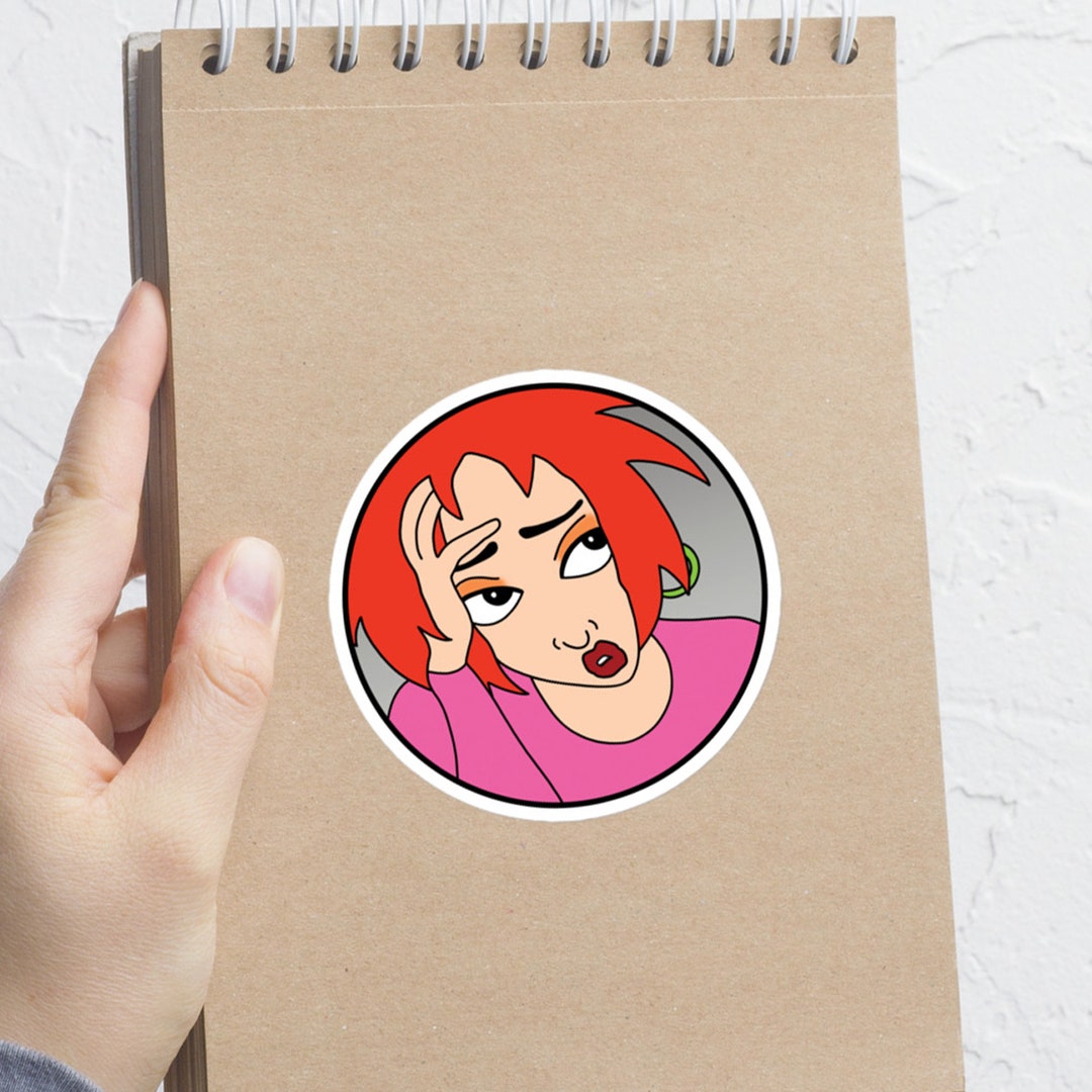 Laura Dr. Katz Sticker, Funny Small Novelty Office Gift, 90s Animated ...