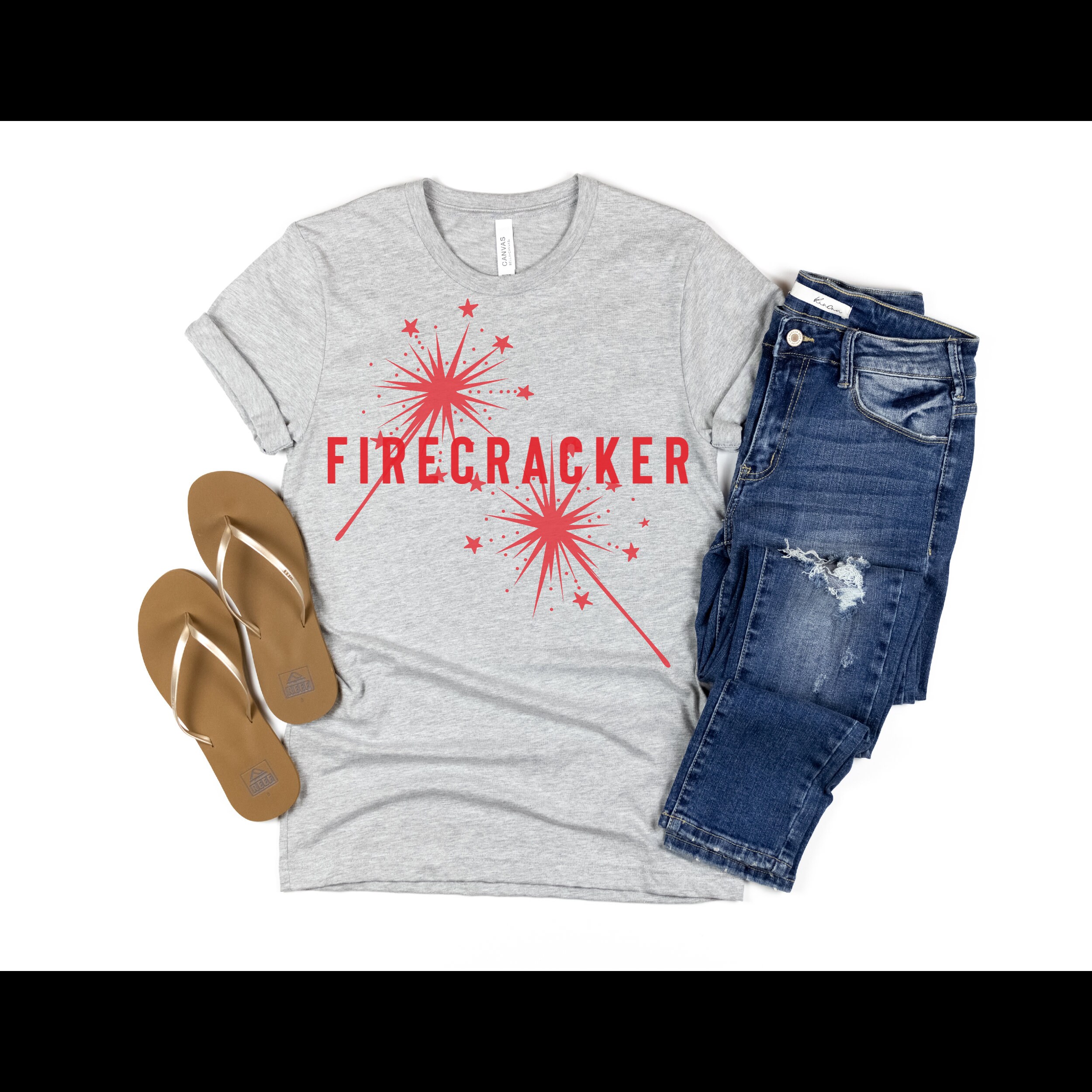 4th of July Tshirt, Firecracker Shirt, Women's Patriotic Shirt ...