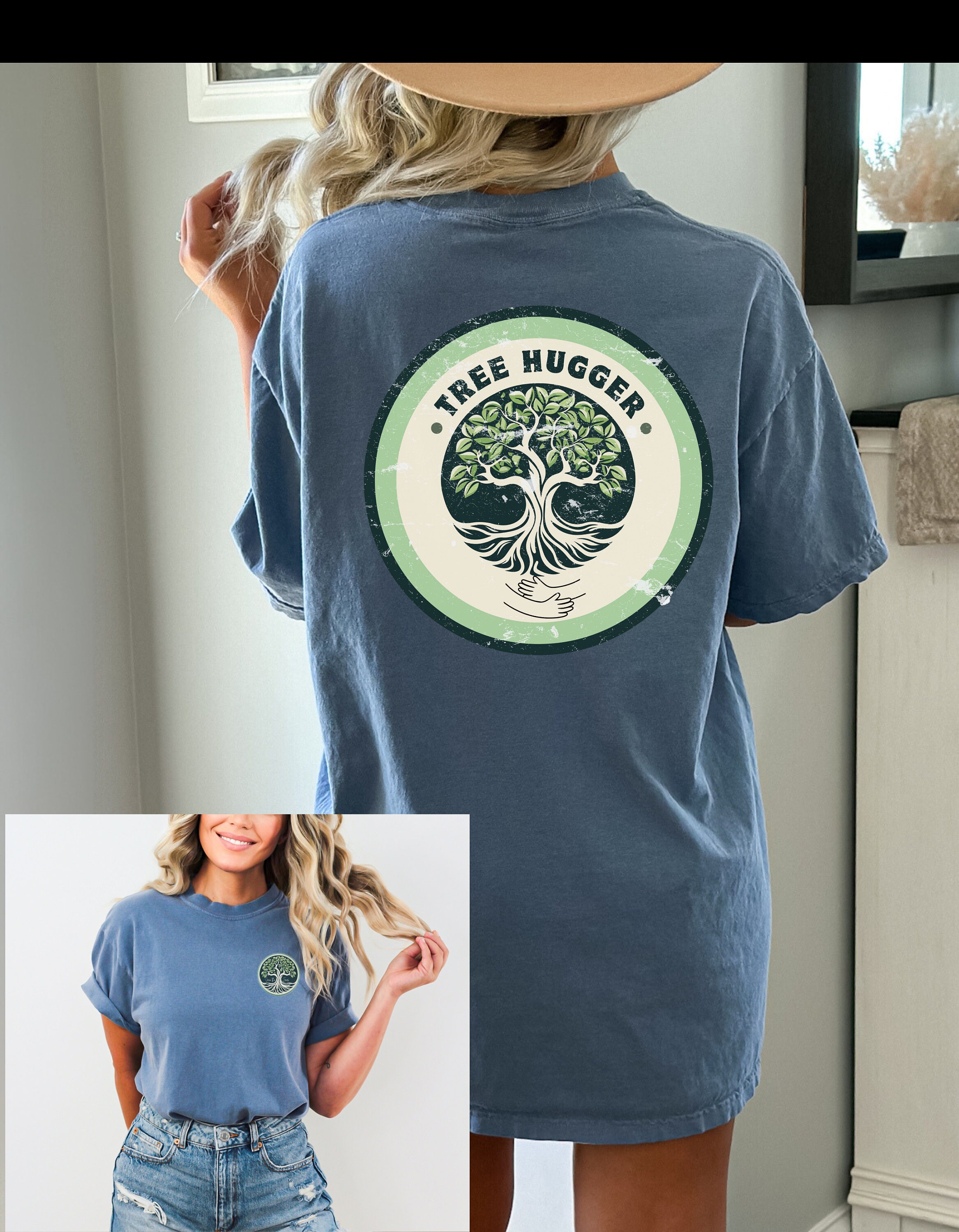 Comfort Colors Tree Hugger Shirt, Earth Day Tshirt, Tree Lover Gift ...