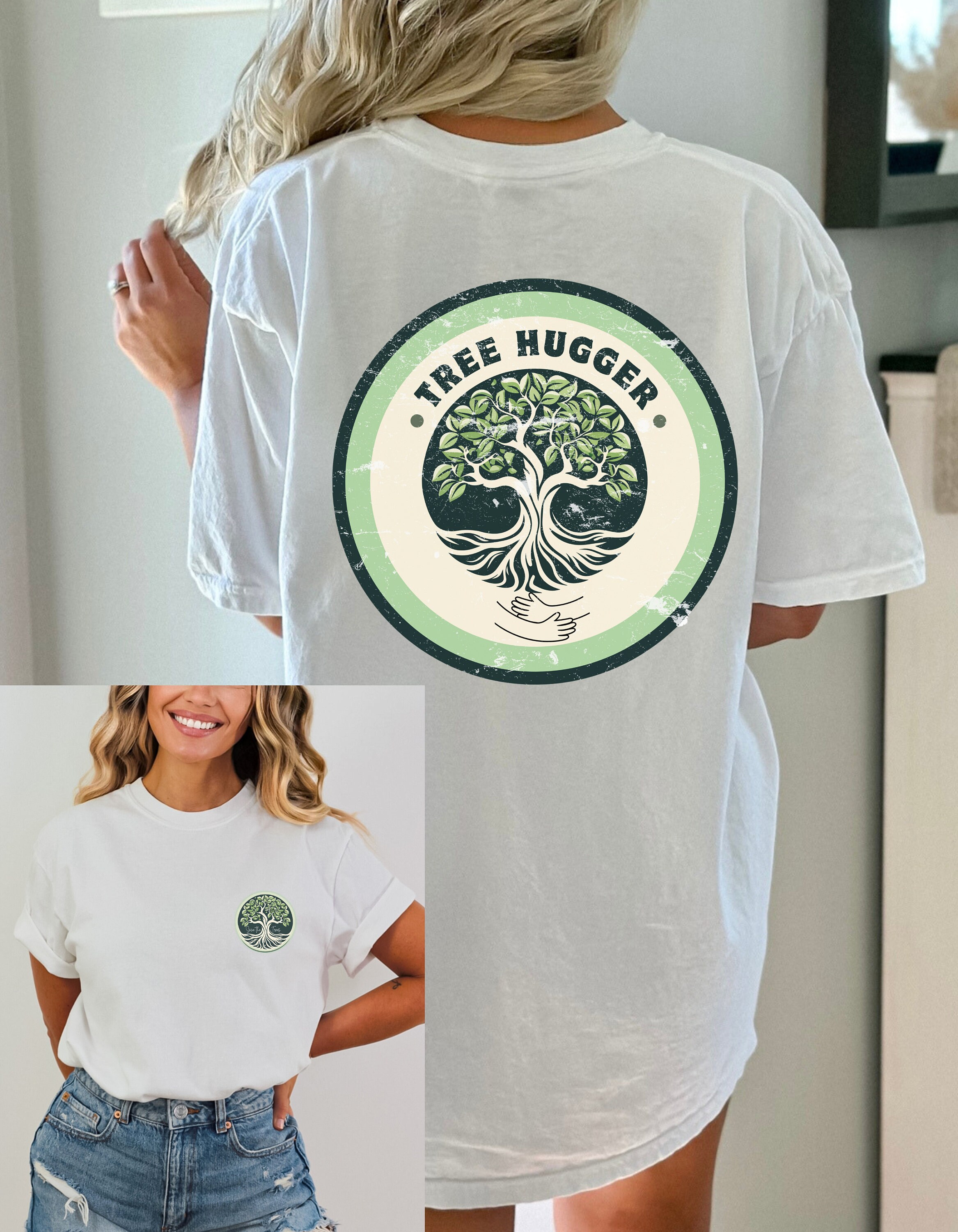 Comfort Colors Tree Hugger Shirt, Earth Day Tshirt, Tree Lover Gift ...
