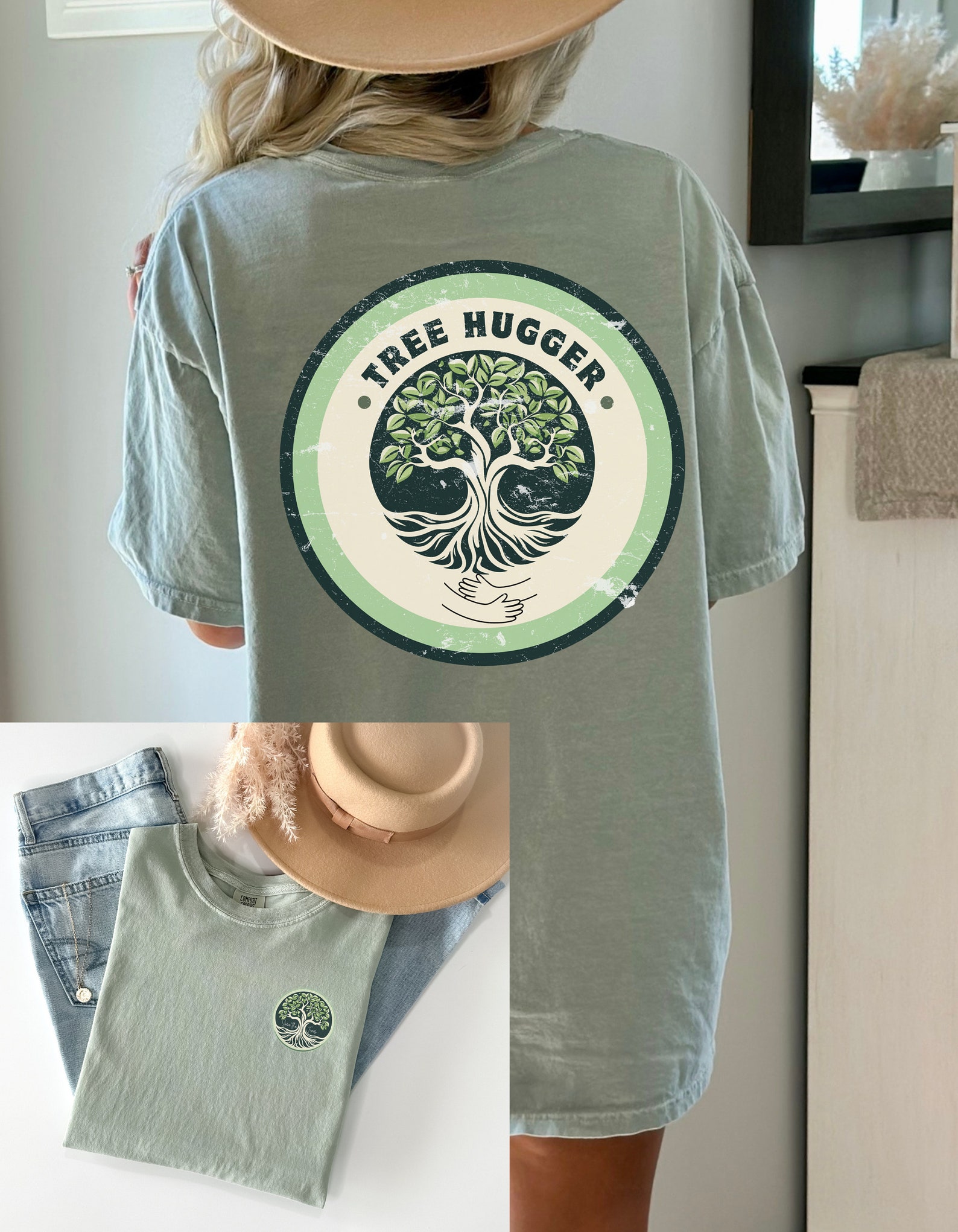Comfort Colors Tree Hugger Shirt, Earth Day Tshirt, Tree Lover Gift ...