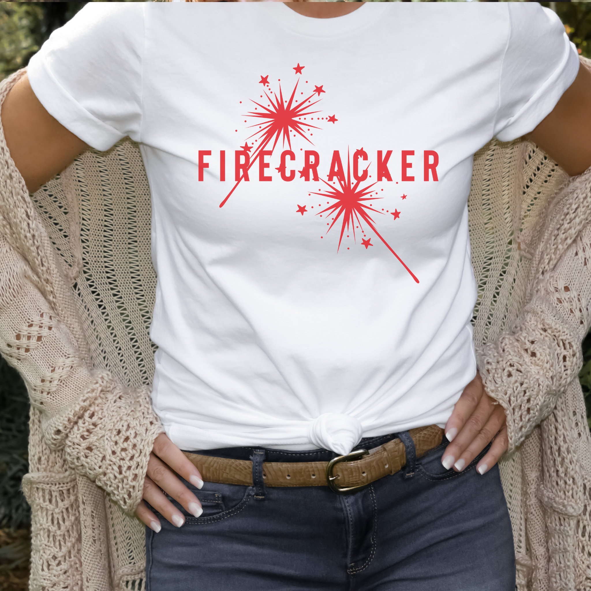 4th of July Tshirt, Firecracker Shirt, Women's Patriotic Shirt ...