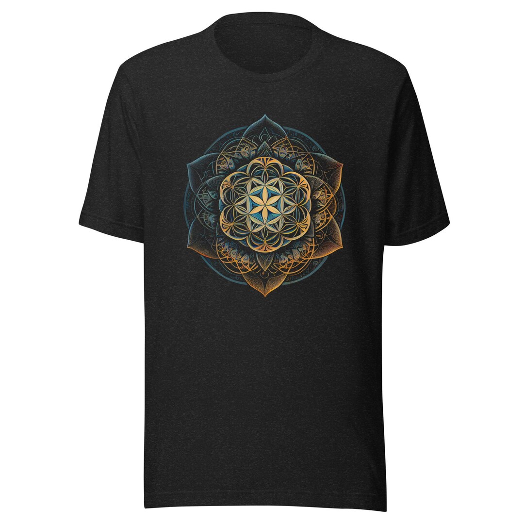 Sacred Geometry Shirt Spiritual Gifts Yoga Shirt Spiritual Shirt ...