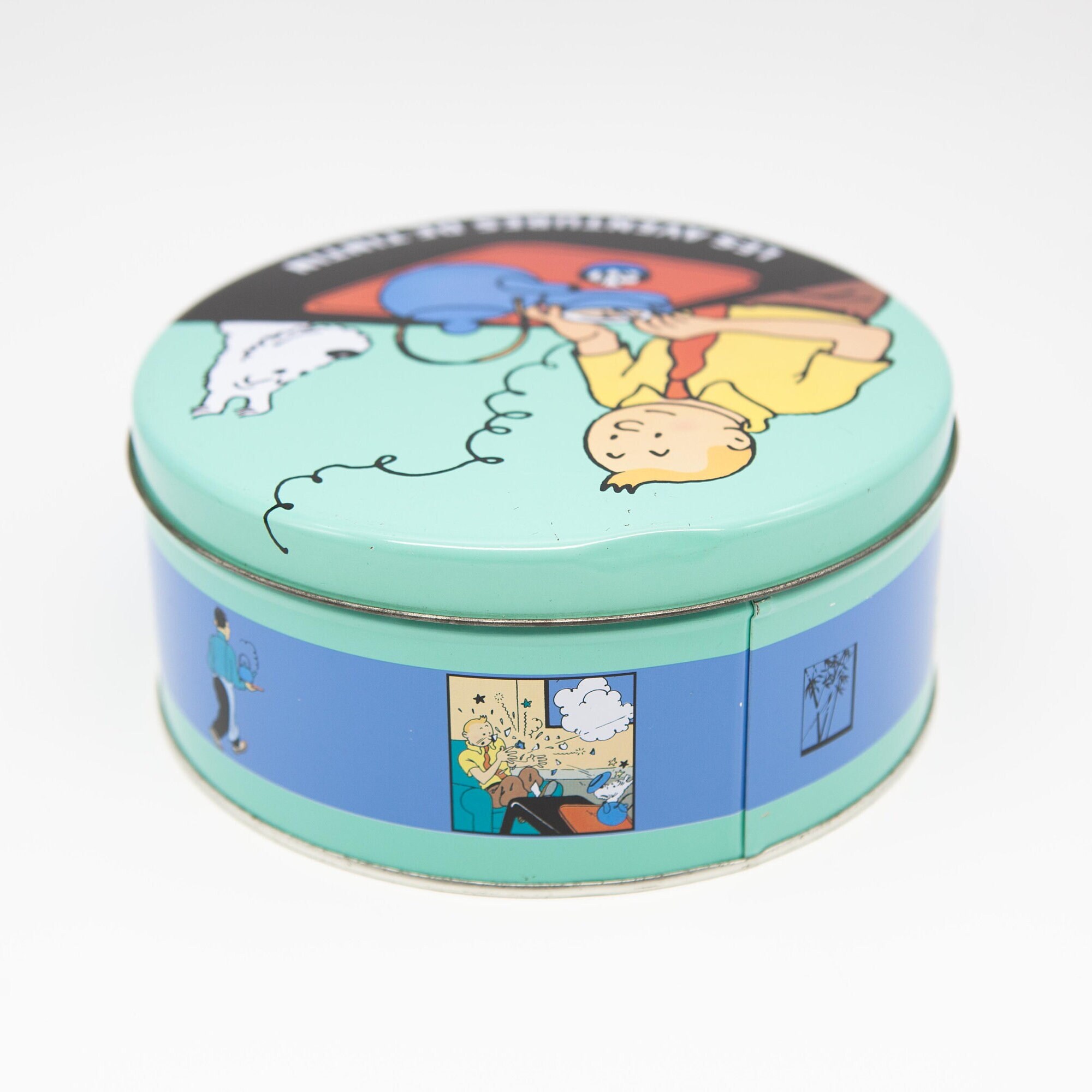 Rare Box of Tintin With Milou and a Cup of Coffee Drawn by Hergé ...