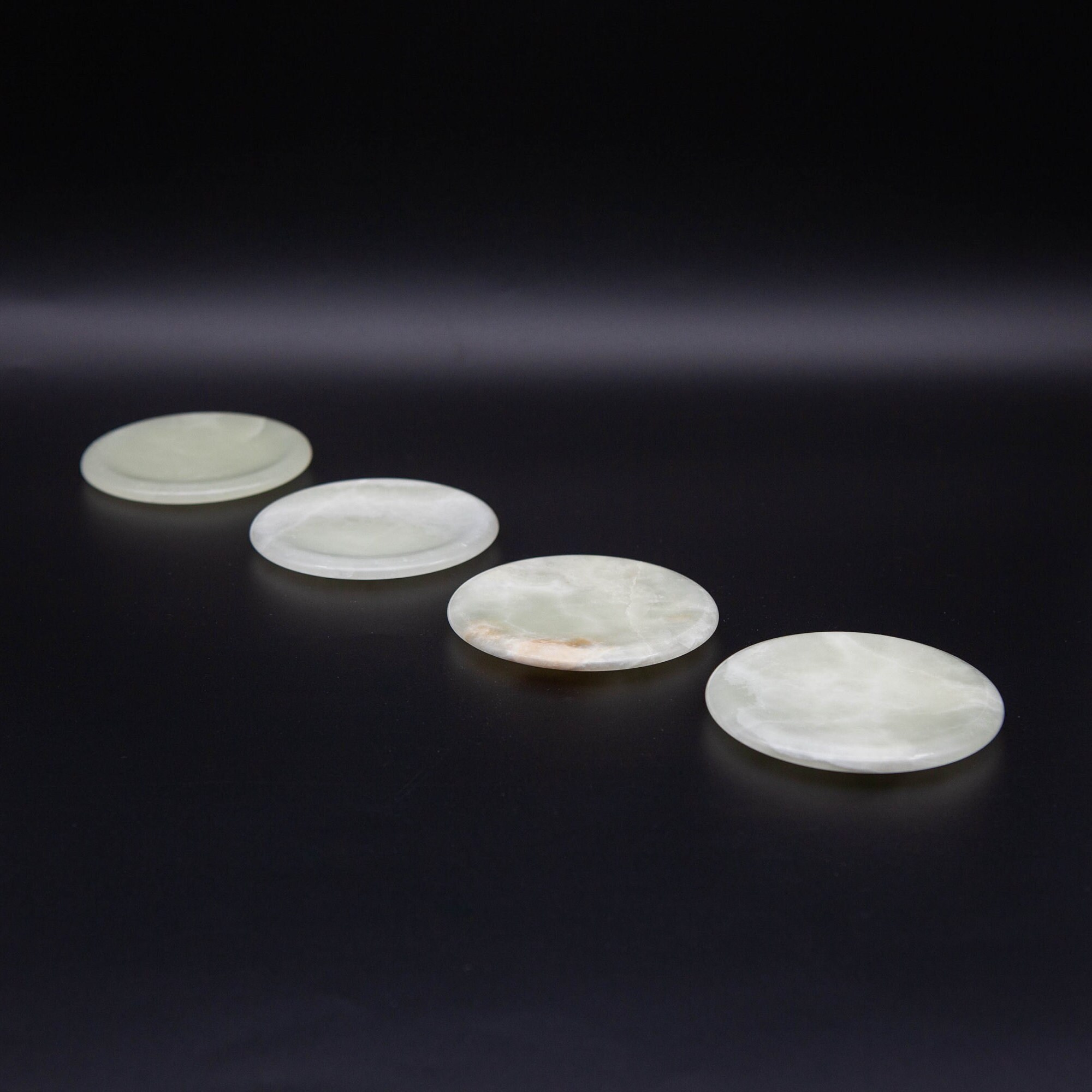 Alabaster Coaster Set to Protect Your Table and Place Your Cocktail on ...