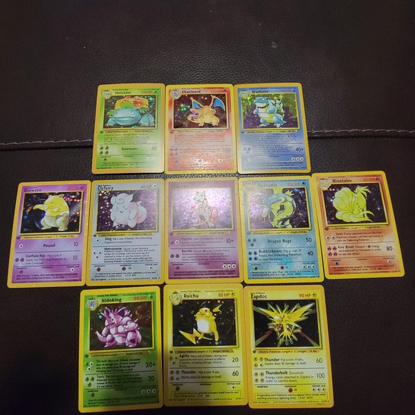 Fake Charizard 1st Edition Card - Etsy