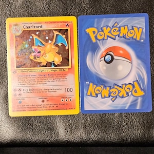 Two First Edition Charizard and Shadowless High Quality Custom Handmade ...