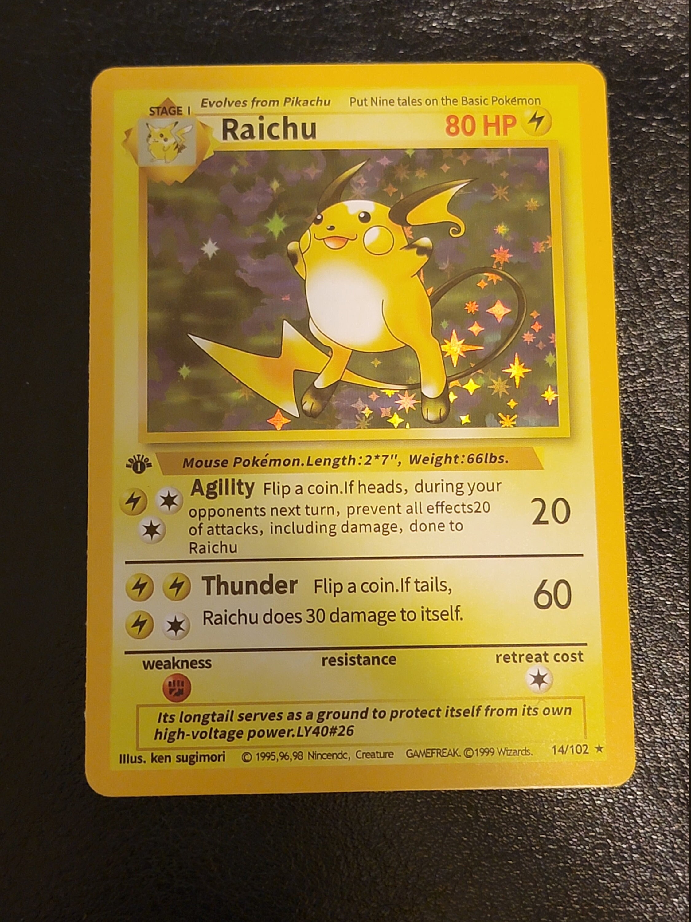 Raichu Card