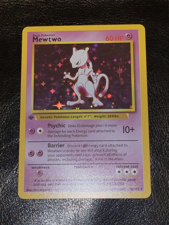 Mewtwo base set 2 card holo - munimoro.gob.pe