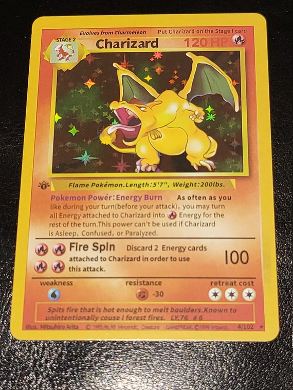 First Edition Charizard Pokemon Card