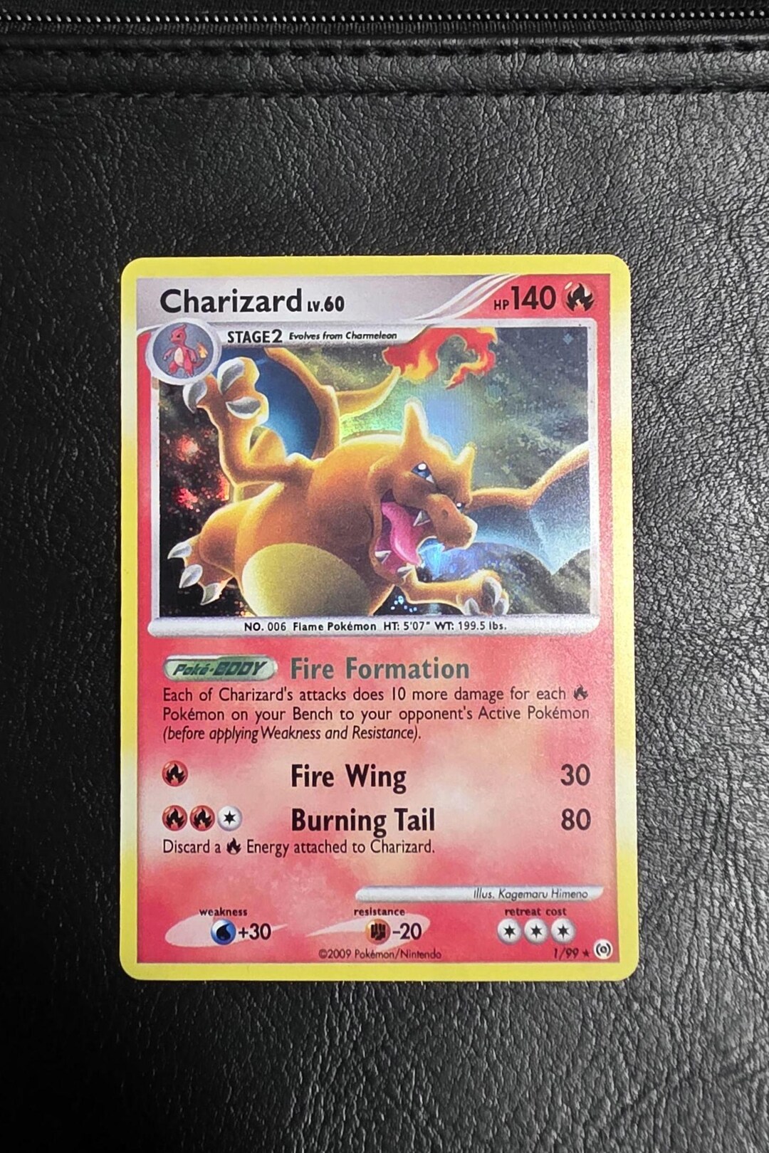Holographic Arceus Charizard Custom Handmade Card With Pro Case Plus ...