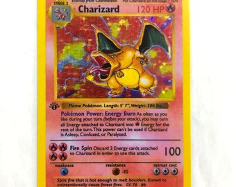 Charizard 1st Edition - Etsy