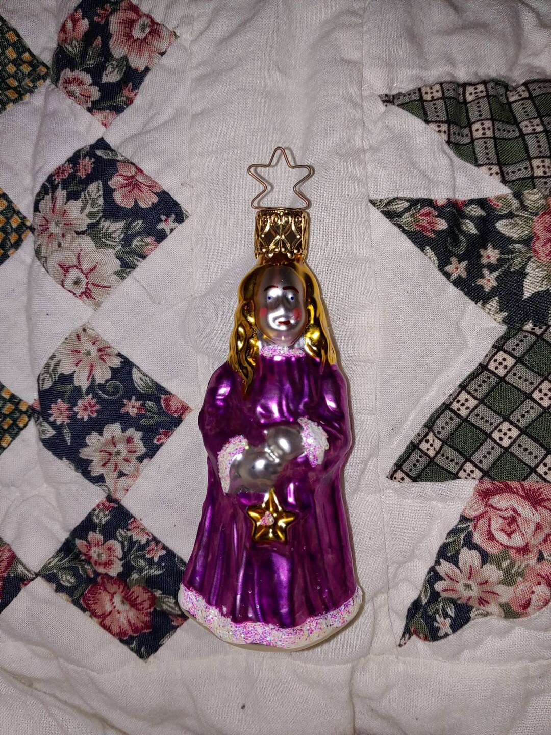 Vintage Inge Glas Hand Blown Glass Christmas Ornament From the OWC Era ...