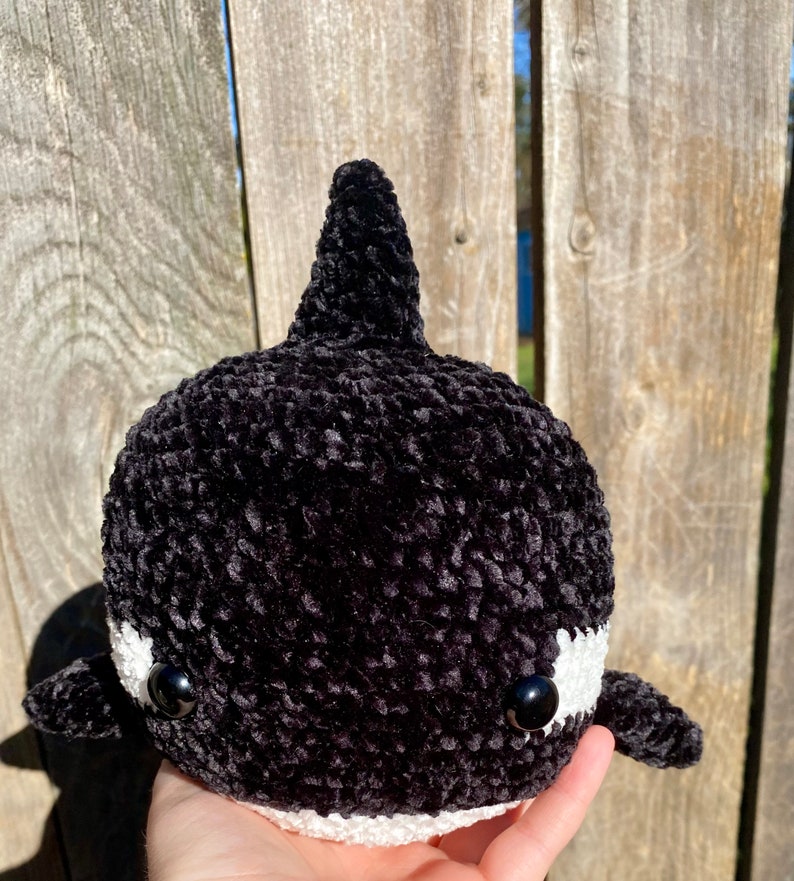 Olive the Orca, Crochet Orca Pattern, Orca Pattern, Crochet Whale ...