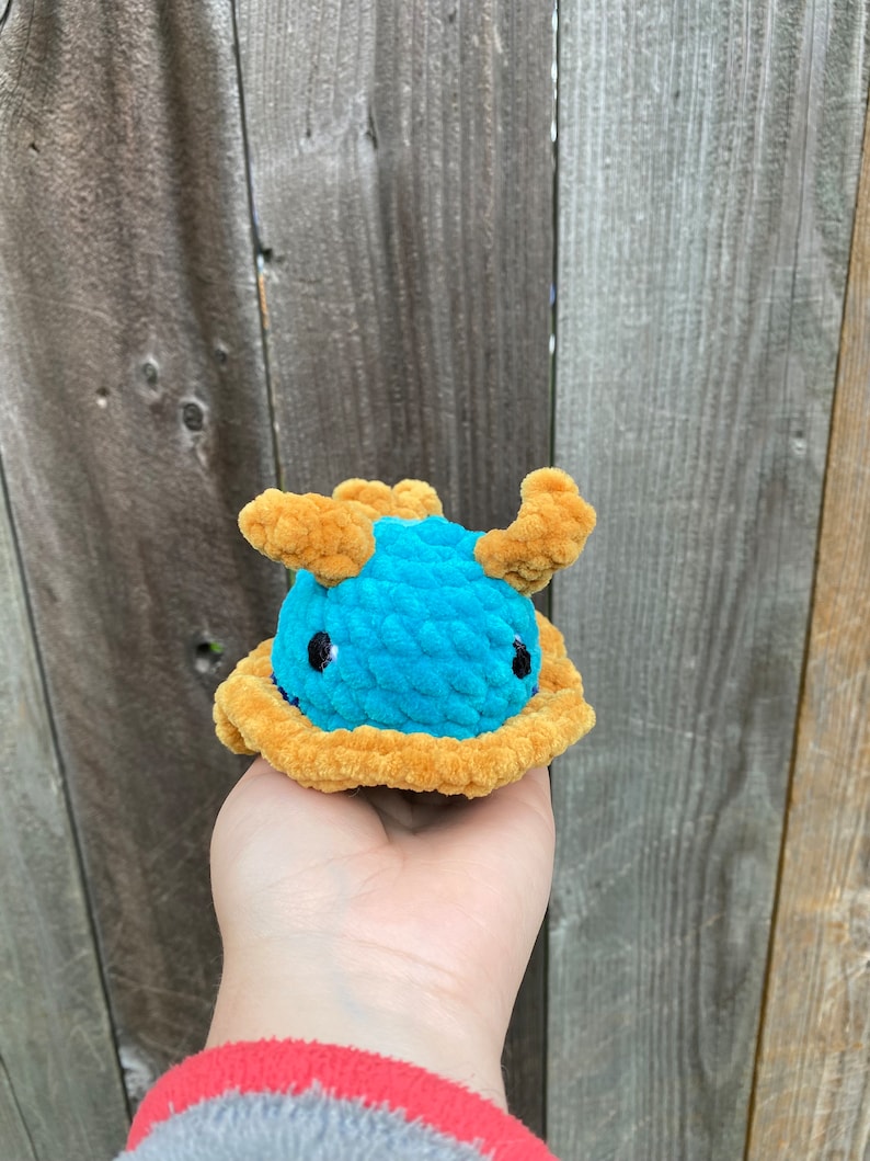 Nugget the Nudibranch Crochet Pattern: Low-sew Amigurumi (PDF Download ...