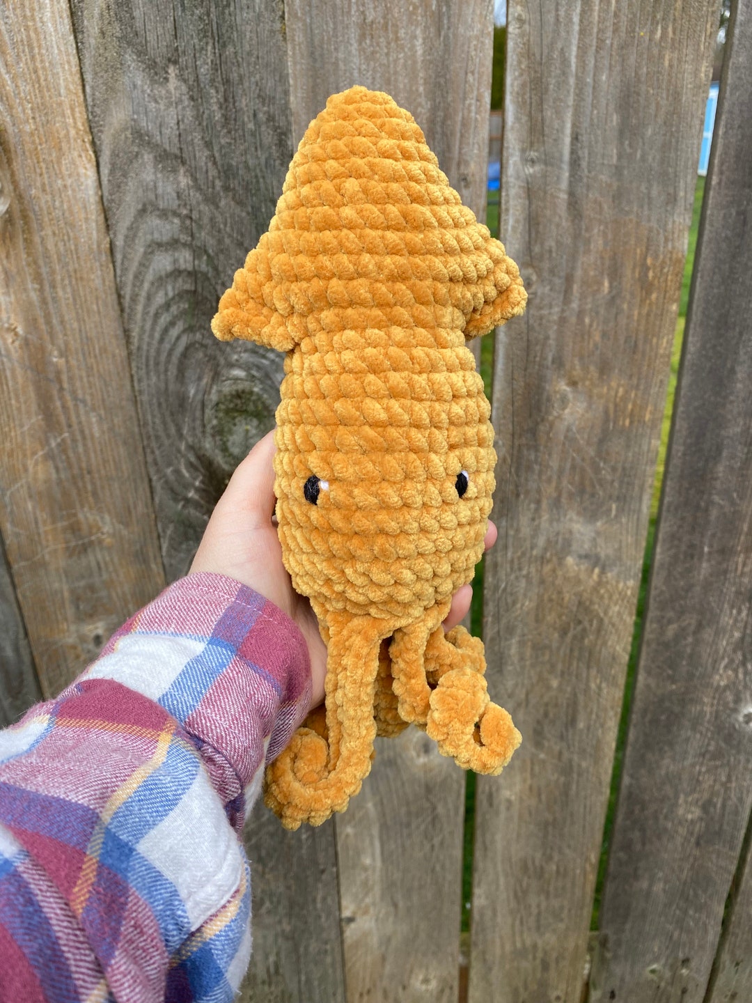Squid Stuffed Animal, Squid Plushies, Crochet Squid, Crochet Squid ...