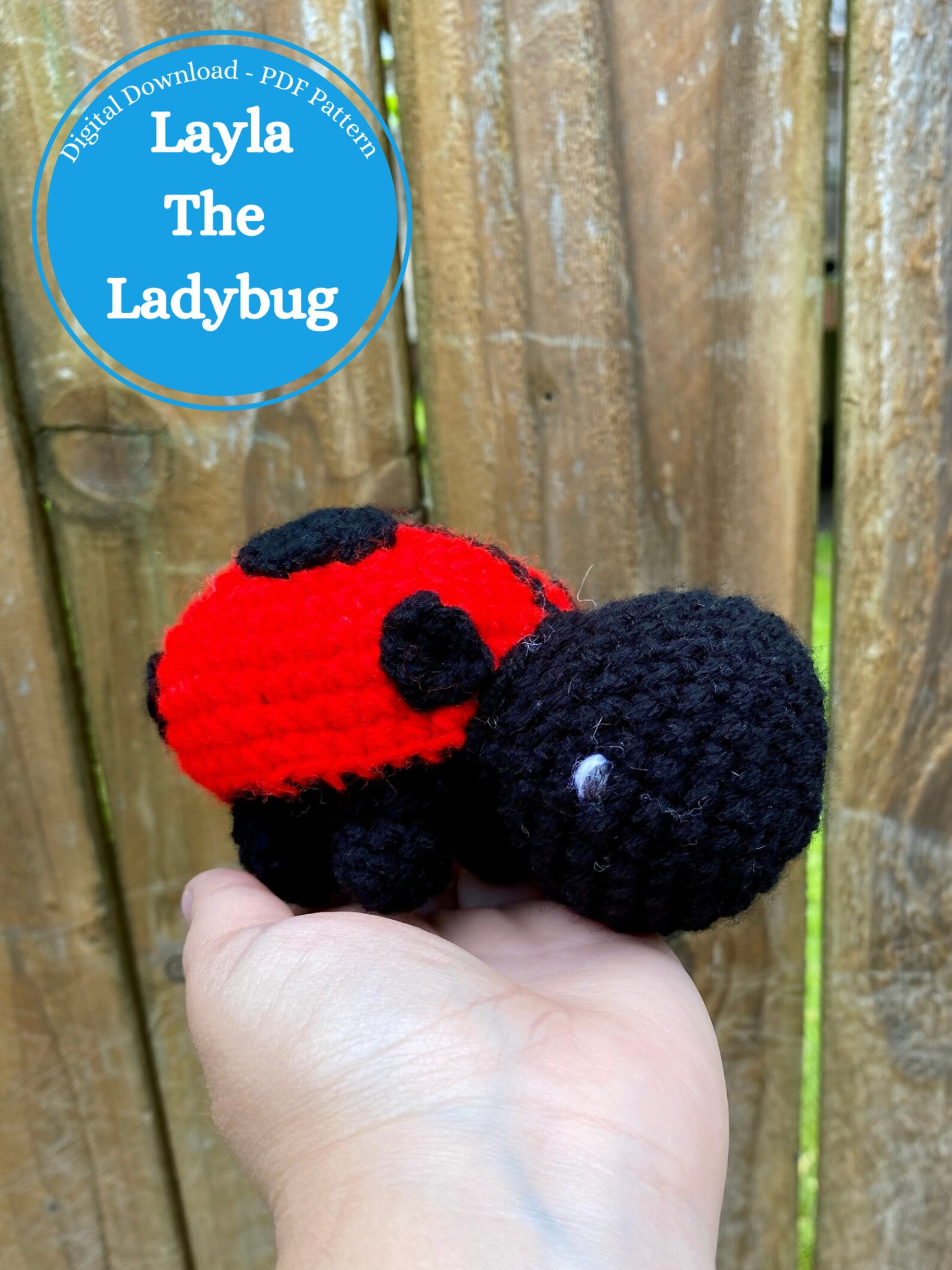Ladybug Crochet Pattern, Crochet Ladybug Pattern, Amigurumi Ladybug ...