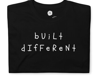 Built Different T Shirt - Etsy