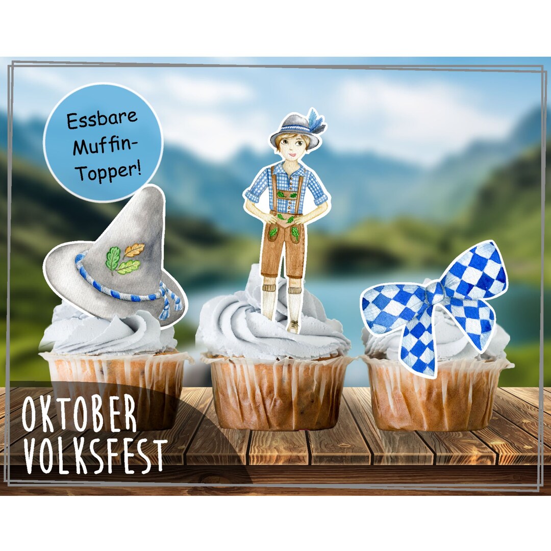 Muffin Toppers Cake Topper Special Shape 25 Pieces Punched Out - Etsy