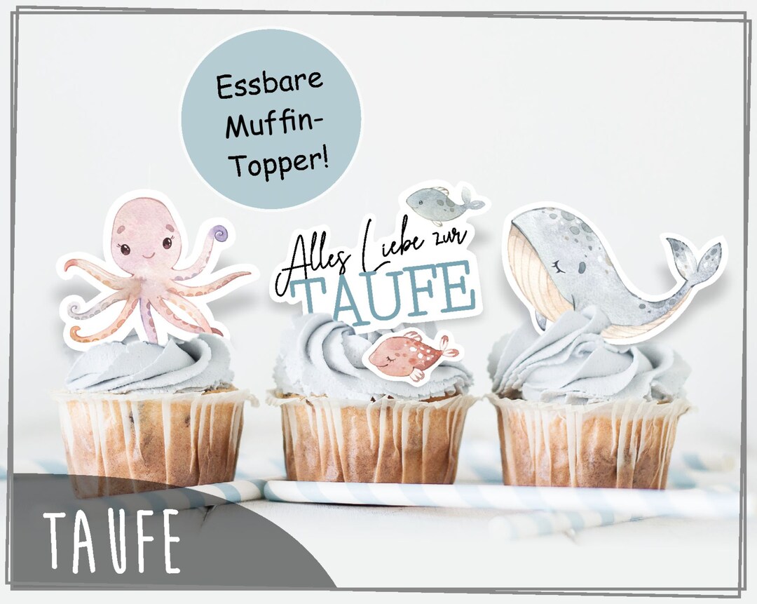 Muffin Toppers Special Shape Cake Toppers 23 Pieces Punched - Etsy