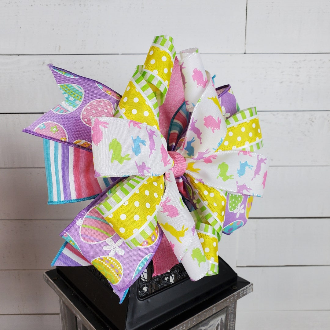 Handmade Multiple Ribbon Bows for Easter or Spring Home Décor for ...