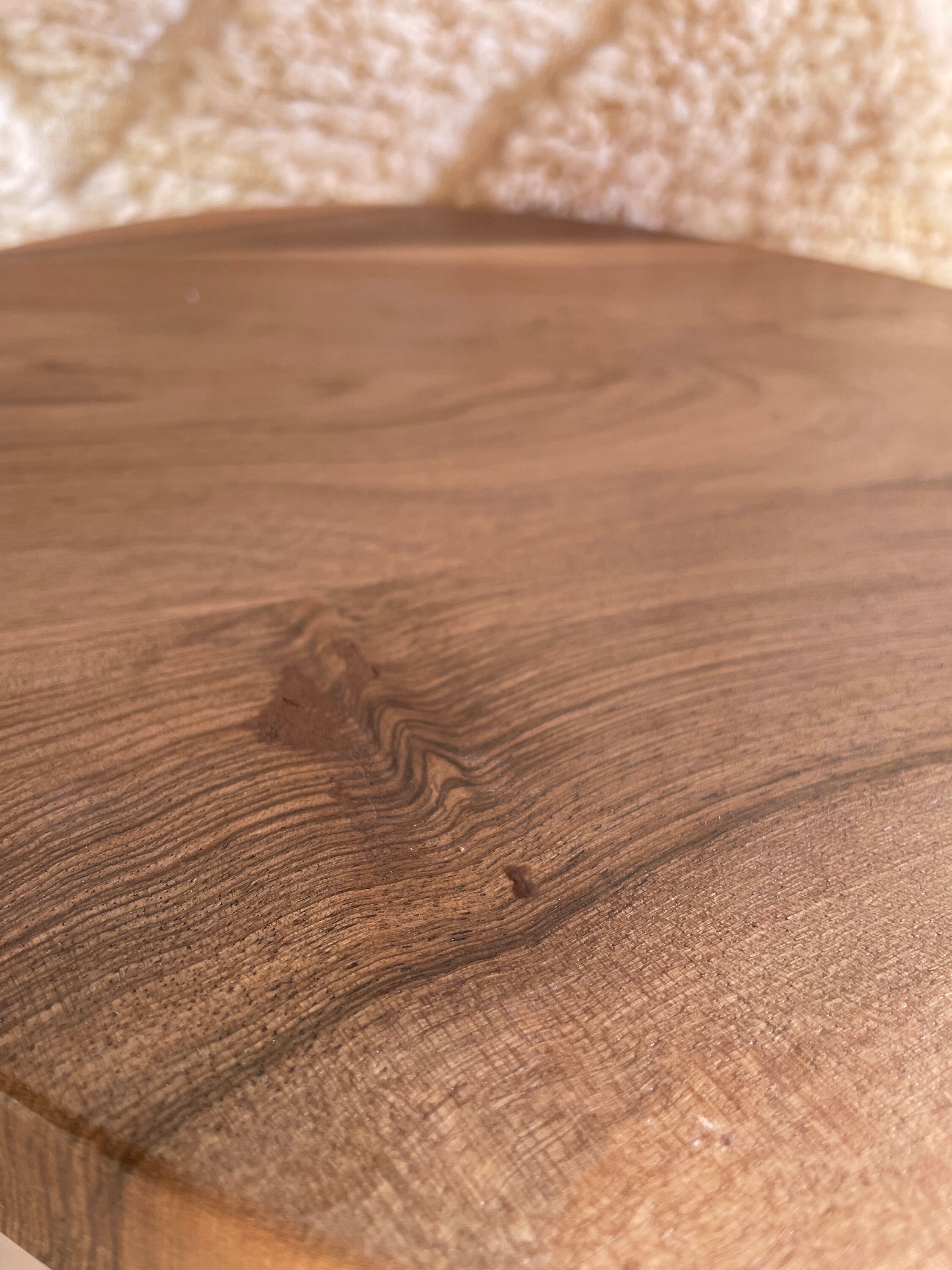 Solid Wood Coffee Table Set of 3, Side Tables, Nest of Round Tables ...