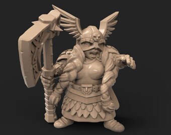 Miniature Dwarf Fighter Female - Etsy