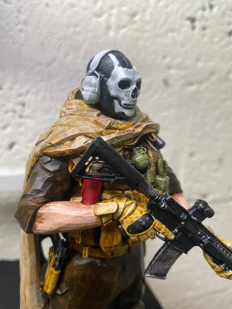 Simon ghost Riley Figure Fan Art MW2 3D - Etsy UK