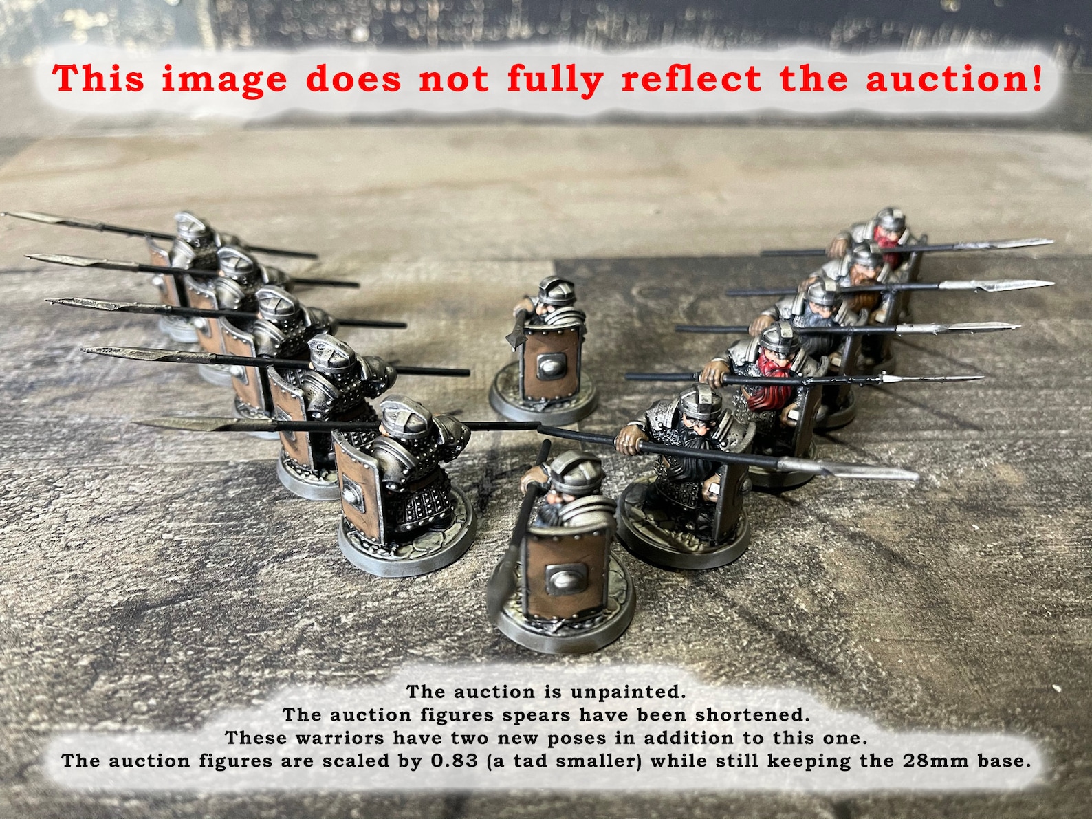 3 Iron Hills Dwarf Shieldwall Warriors Miniaturas Tierra Media | Etsy