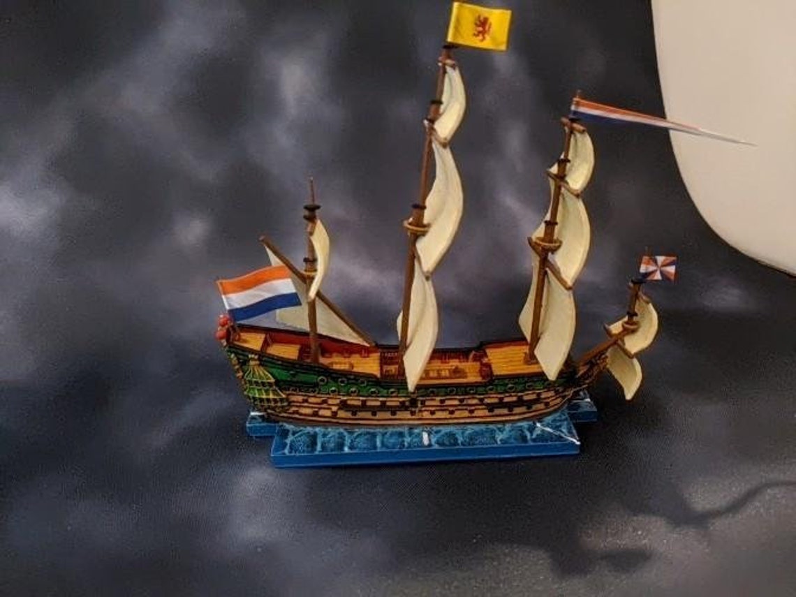 17th Century English Fleet | 8 Ships | Scales 1/600 Through 1/1200 ...