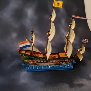 17th Century English Fleet | 8 Ships | Scales 1/600 Through 1/1200 ...