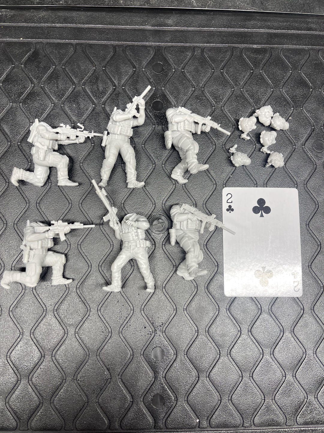 Modern Military Figures 3 Inches Tall 6 Miniatures Turn Base - Etsy