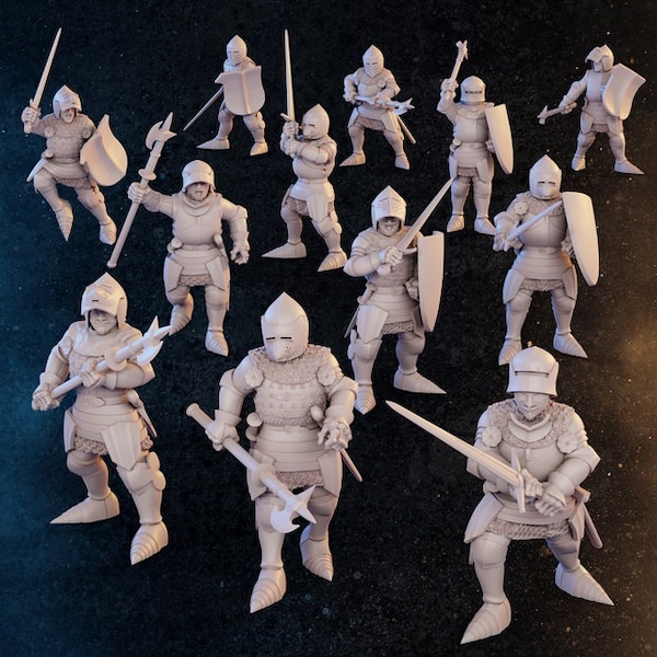 28mm Medieval Knights - Etsy