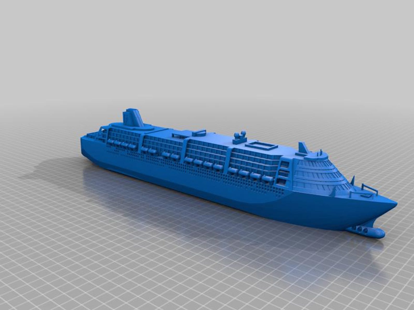 Large 10 Inch Poseidon Cruise Ship Resin Miniature - Etsy
