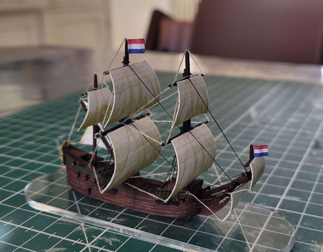 17th Century Dutch Fleet | 7 Ships | Scales 1/600 Through 1/1200 ...