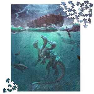 Noah's Ark Leviathan Jigsaw Puzzle - Etsy