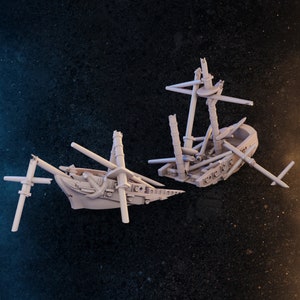 Sailing Ship Miniatures Ship Wreckage Pack 1/700 Scale - Etsy