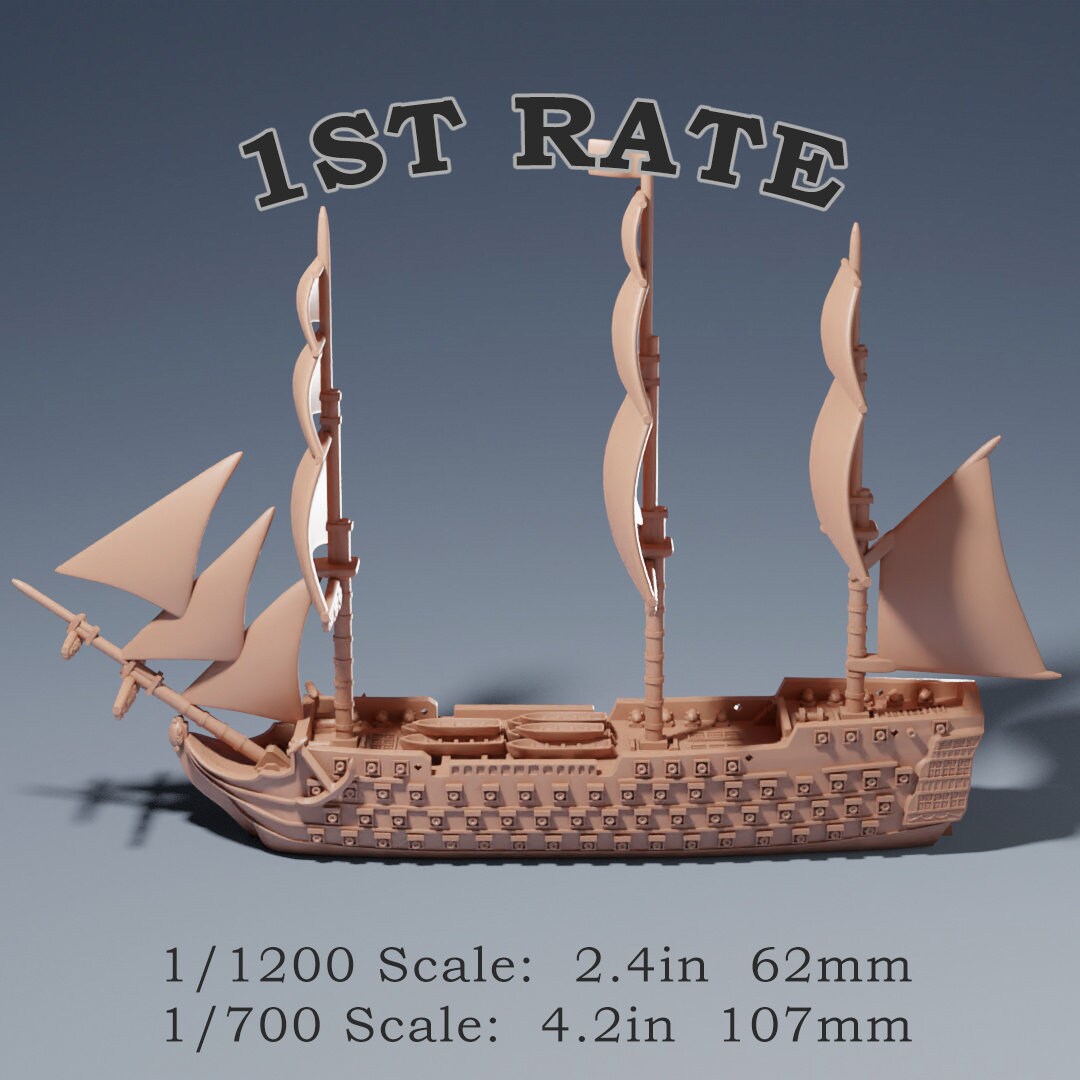 Sailing Ship Miniatures 1/489 1st Rate 3rd Rate Frigate - Etsy