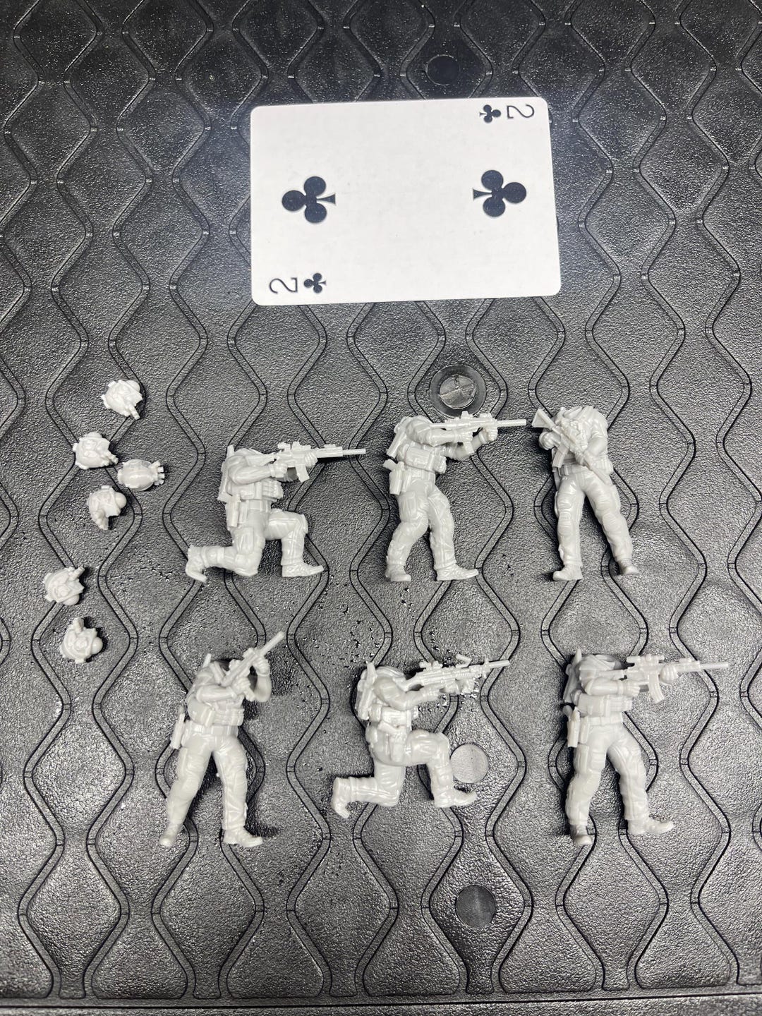Modern Military Figures 2 Inches Tall 6 Miniatures Turn Base - Etsy