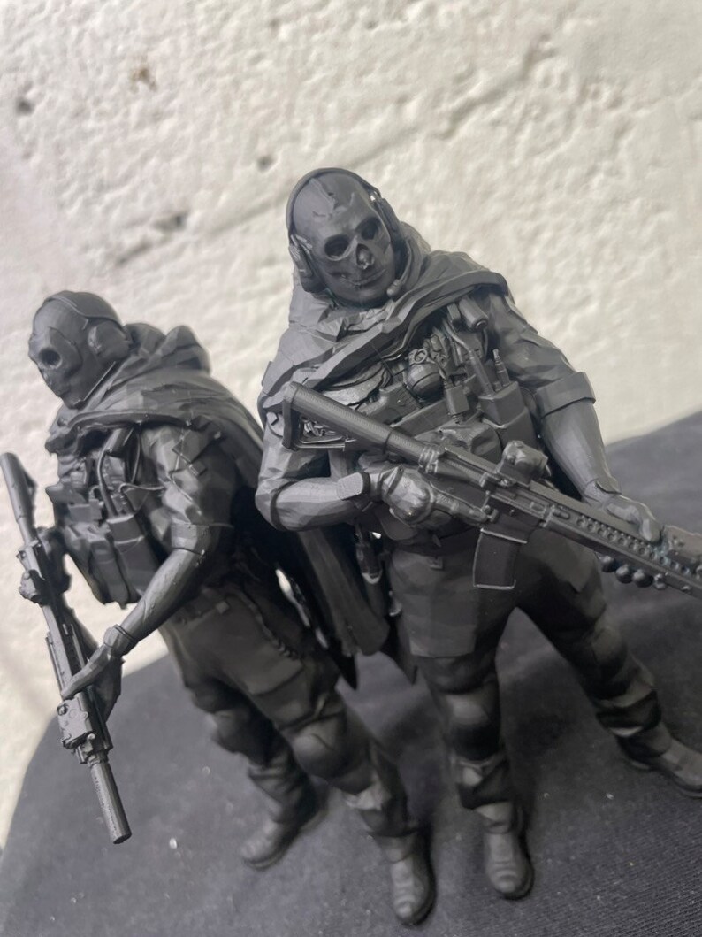 Simon ghost Riley Figure Fan Art MW2 3D - Etsy