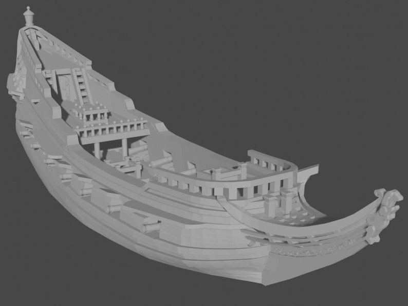 17th Century Dutch Fleet | 7 Ships | Scales 1/600 Through 1/1200 ...