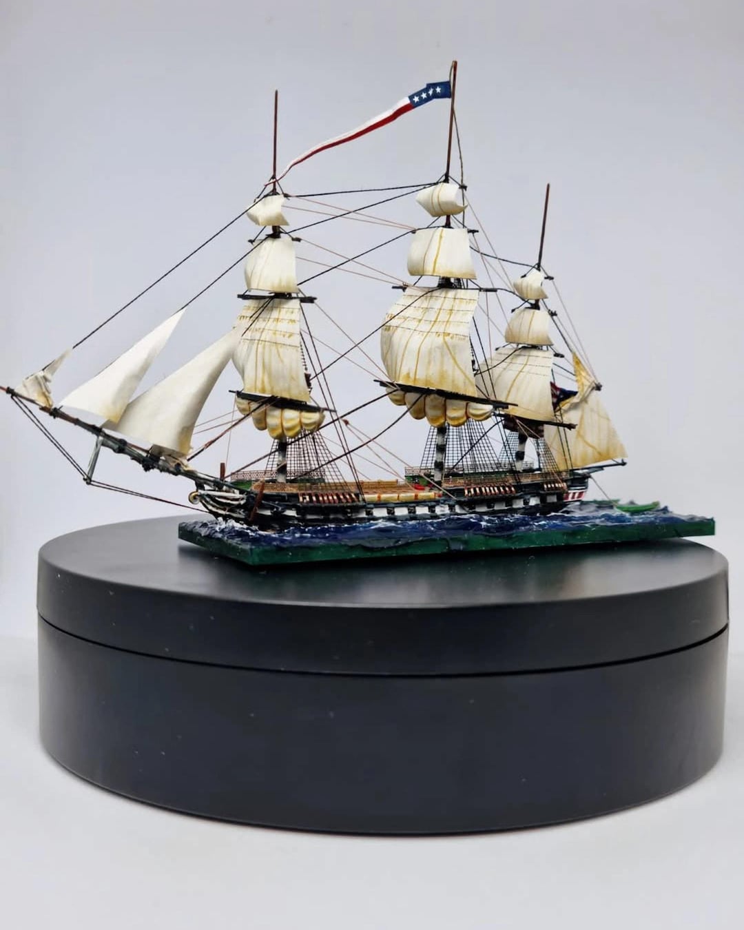Large USS Constitution | 18th Century Heavy Frigate Ship Miniature | 2 ...